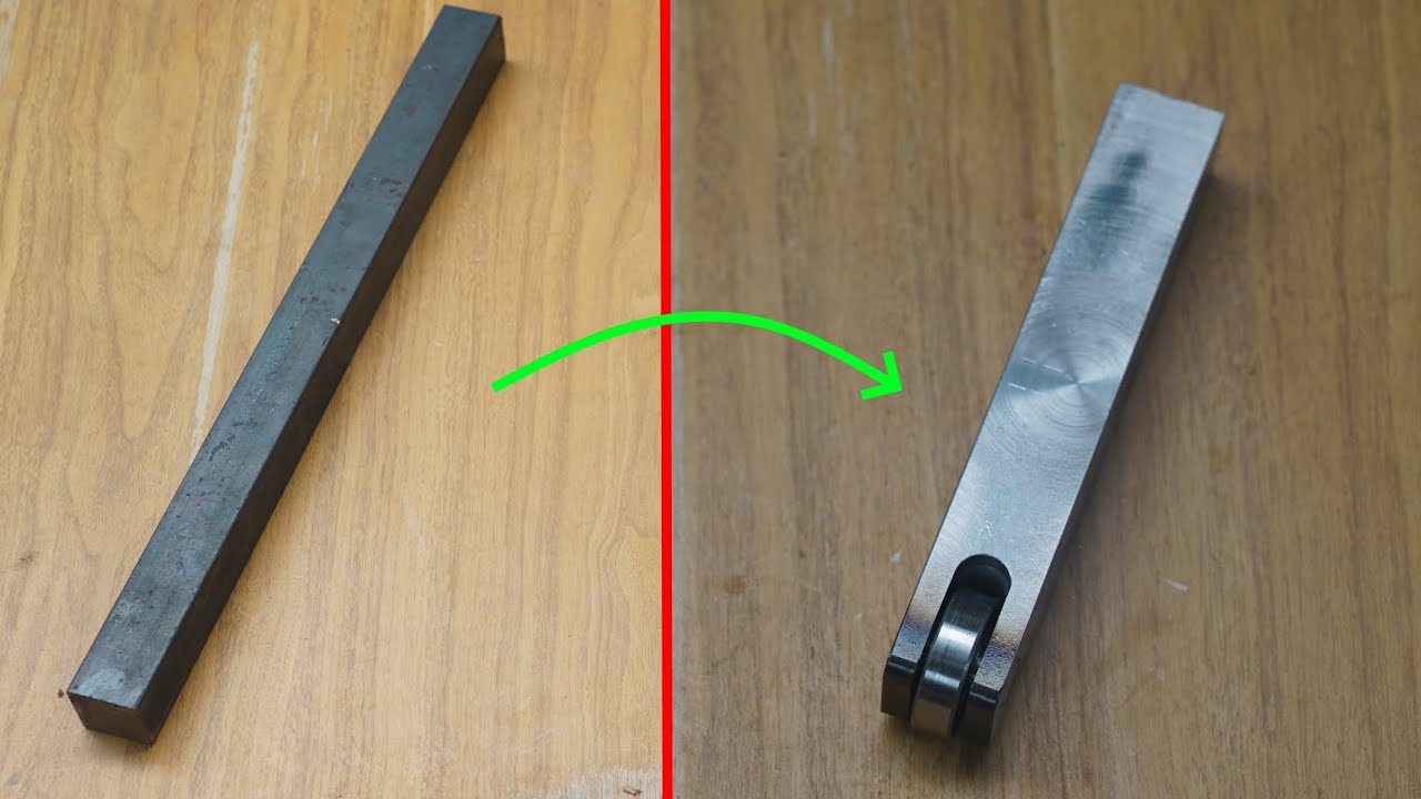 Making a Lathe 'Bump' Centering Tool on a Lathe - YouTube