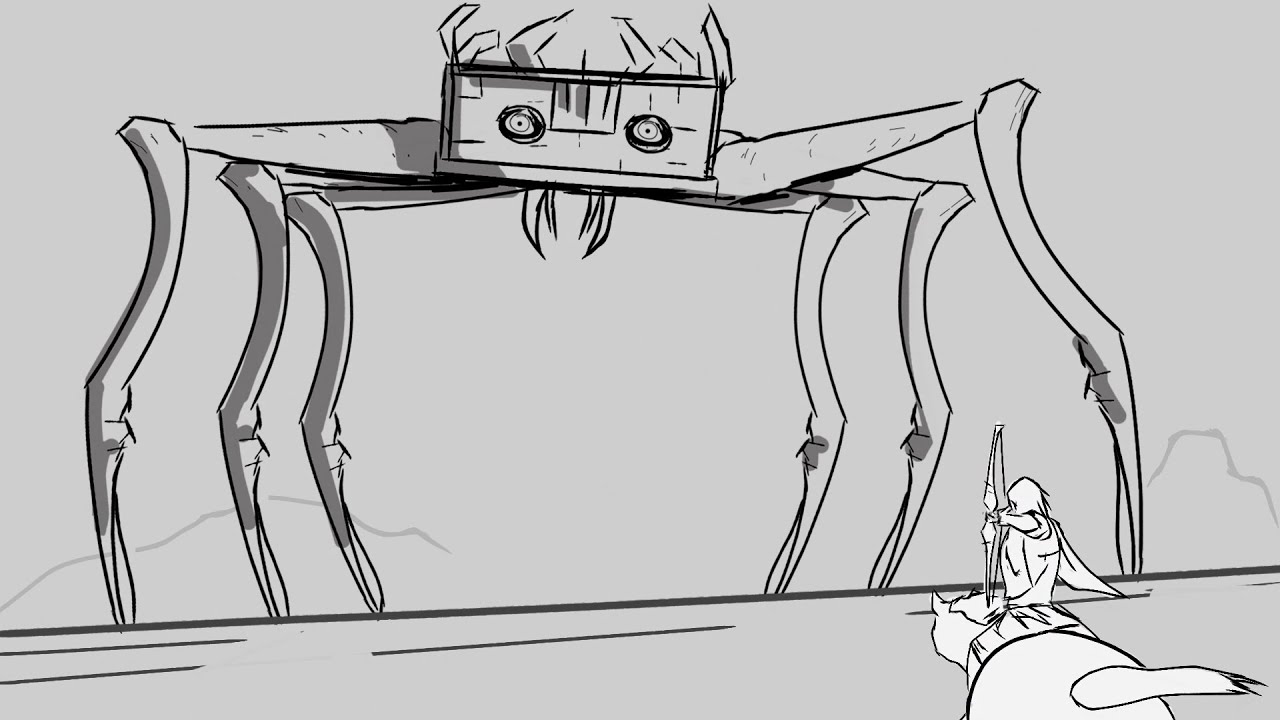 SPIDER BATTLE [ SHADOW OF THE COLOSSUS ANIMATIC ] - YouTube