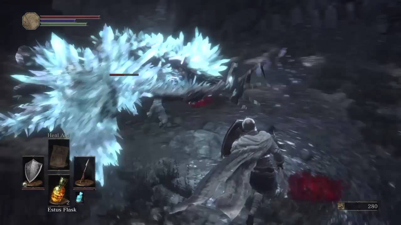 Dark Souls 3 - ice beast - YouTube
