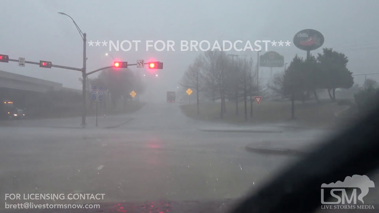 03-09-19 Dallas,TX - Severe Storms Hail and Power Flashes - YouTube