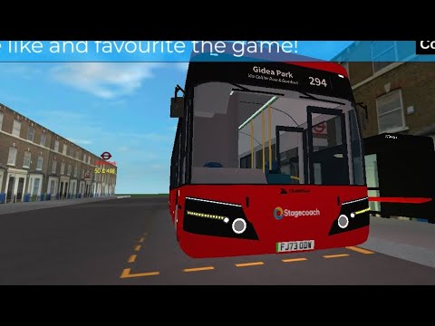 Roblox East London bus simulator Driving Stagecoach FJ73ODV on bus ...