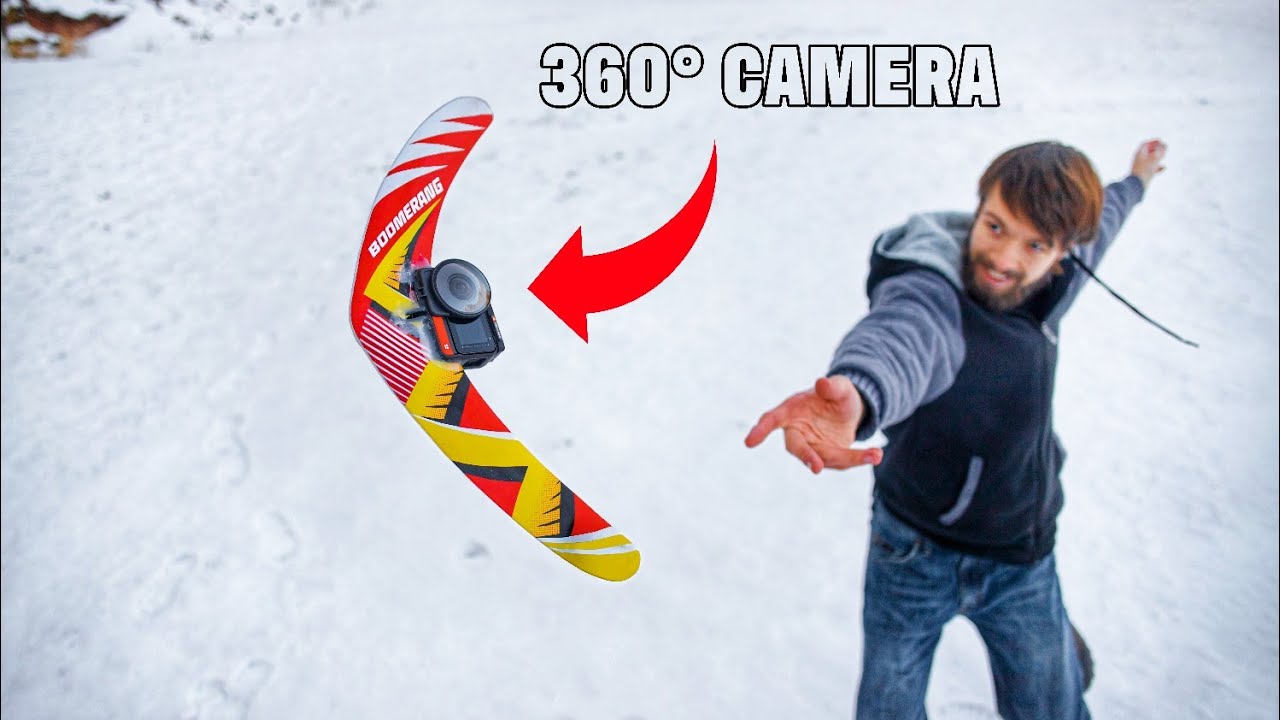 Insta360 Camera on a Boomerang! - YouTube