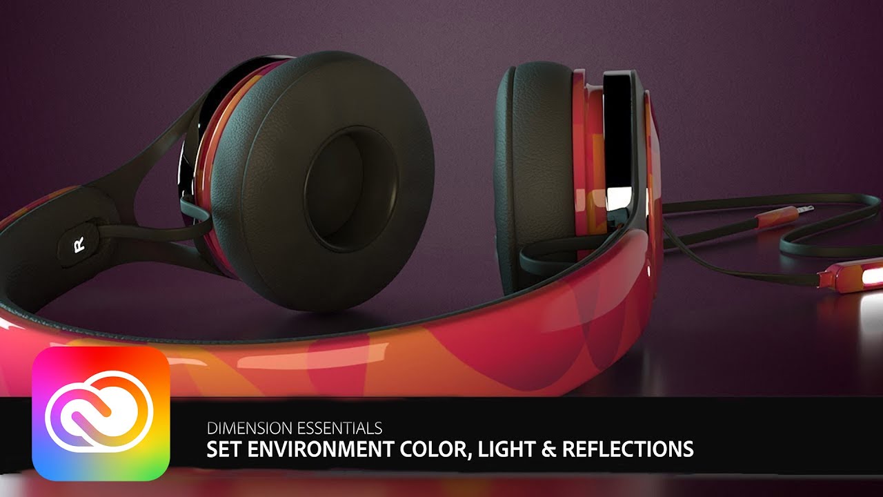 Set Environment Color, Light and Reflections in Adobe Dimension | Adobe ...