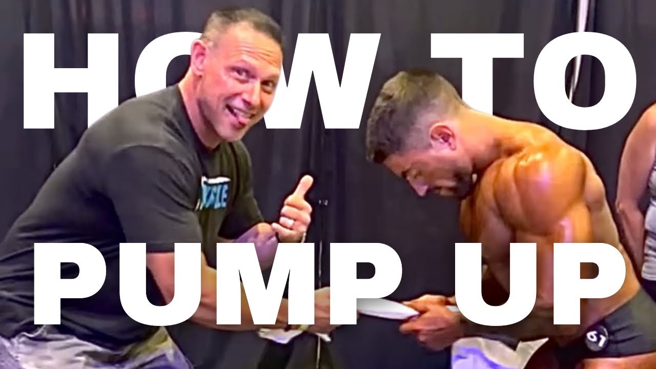 How to Pump Up for a Bodybuilding Show - YouTube