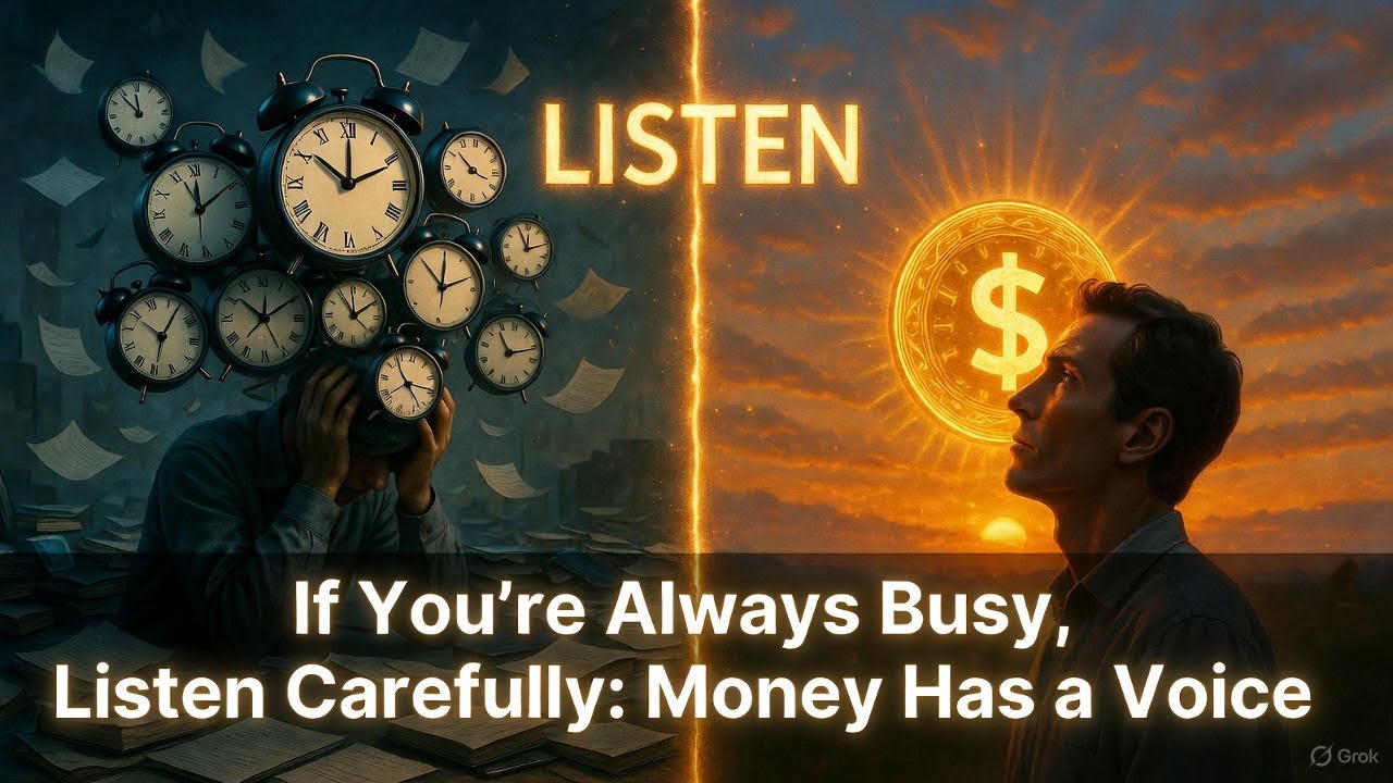 If You’re Always Busy, Listen Carefully Money Has a Voice - YouTube
