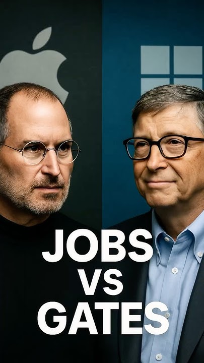 Steve Jobs vs Bill Gates: The Rivalry That Changed Tech Forever #facts ...