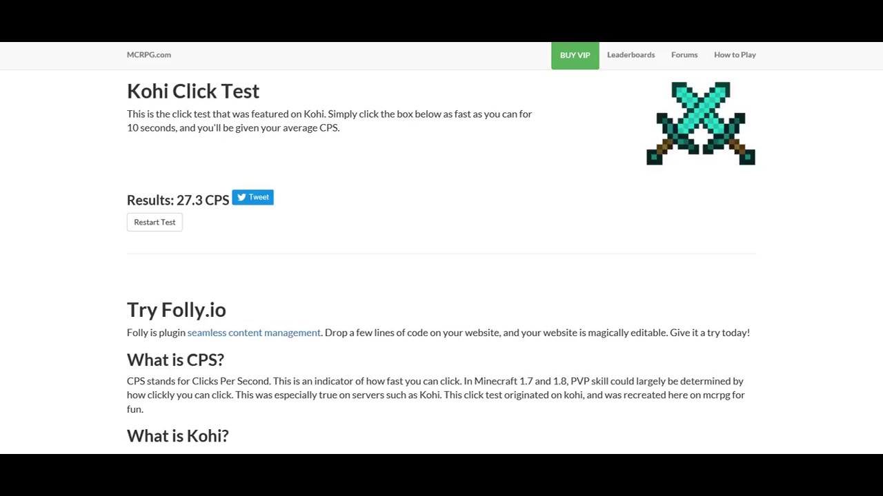 Comment faire du 30 CPS sur Kohi Click Test [TUTO] #1 - YouTube