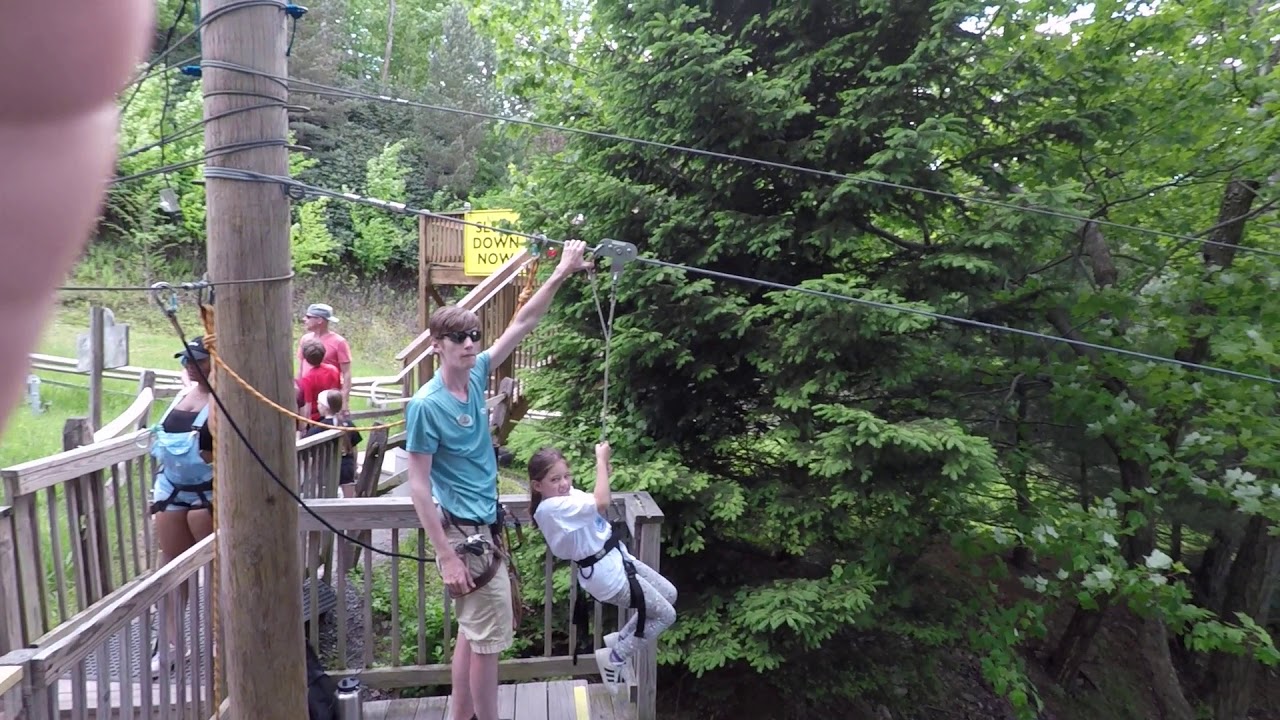 Camelback Mountain Resort - Zip Line - YouTube
