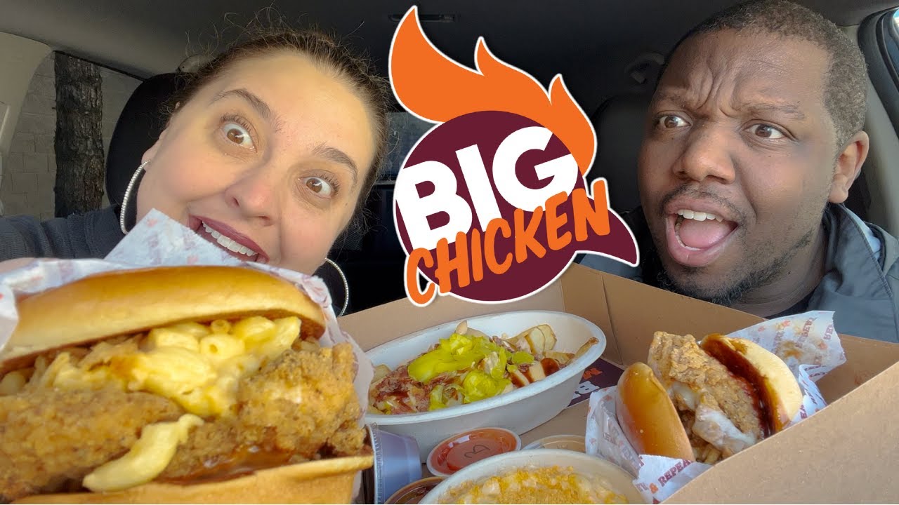 Eating at SHAQ's Big Chicken in Las Vegas! - YouTube