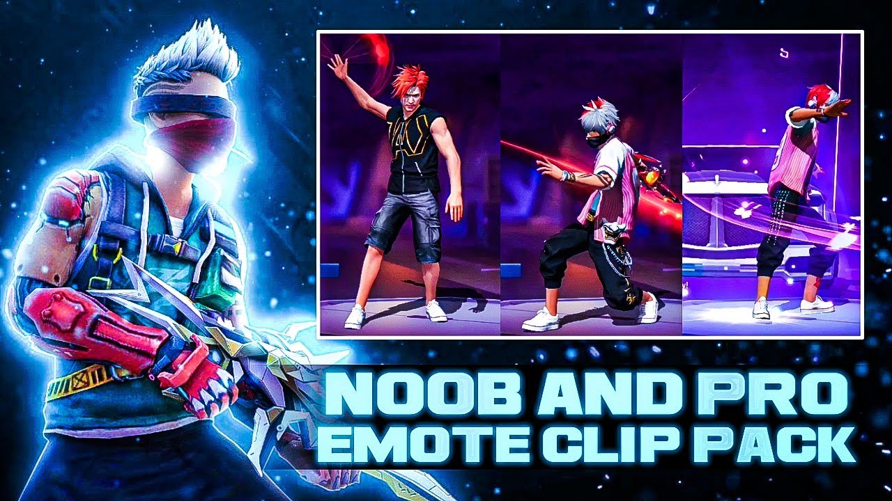 NOOB AND PRO EMOTE CLIP PACK👇 - YouTube
