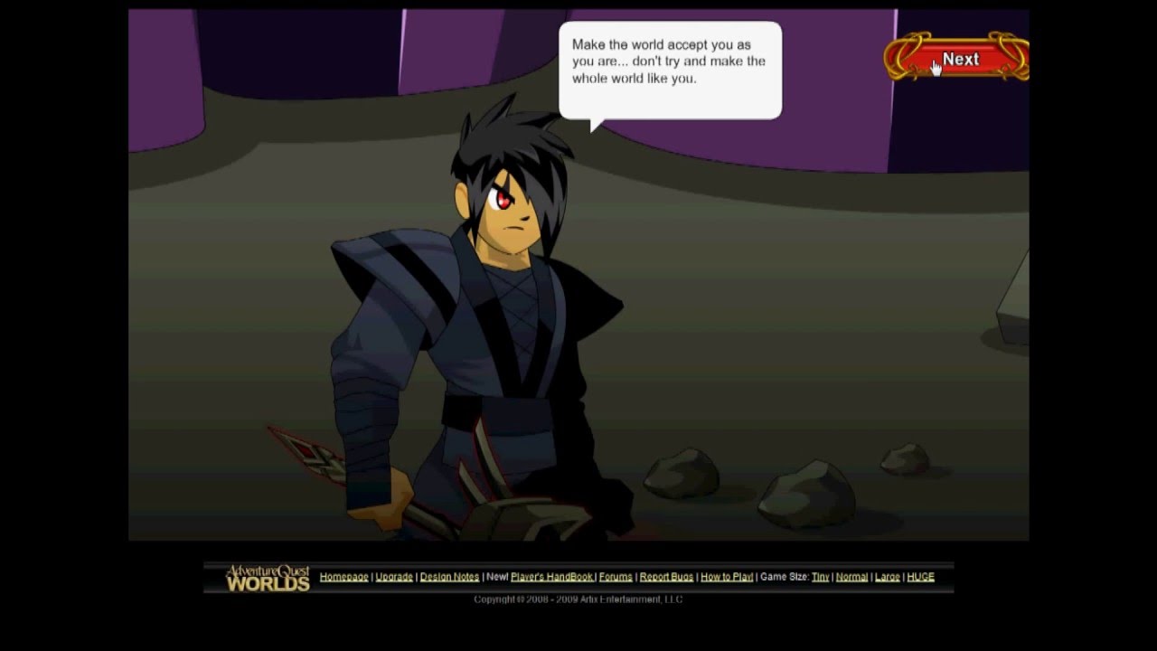 Adventure Quest Worlds: Wolfwing (werepyre) - YouTube