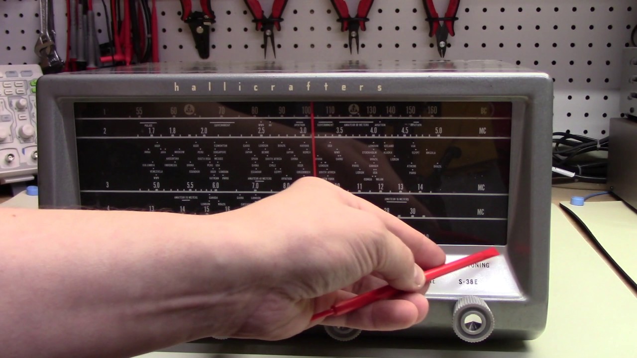 #40: Hallicrafters S-38E: Examination and checkout - YouTube