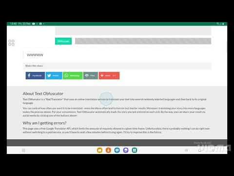 Text obfuscator goes ⇾ - YouTube