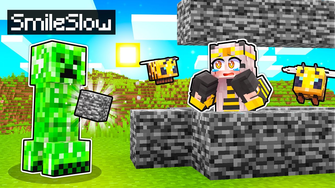 OSZUKUJE KRÓLOWĄ PSZCZÓŁ JAKO MOBY w Minecraft! - YouTube