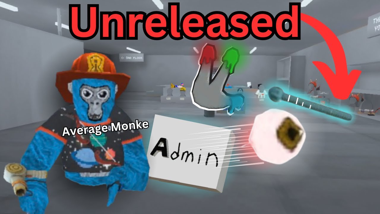 Gorilla Tag's SECRET and UNRELEASED Cosmetics... - YouTube