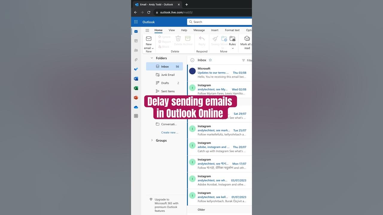 How To Undo Sending Emails In Outlook Online Microsoft 365 shorts how-to-undo-sending-emails-in-outlook-online-microsoft-365-shorts