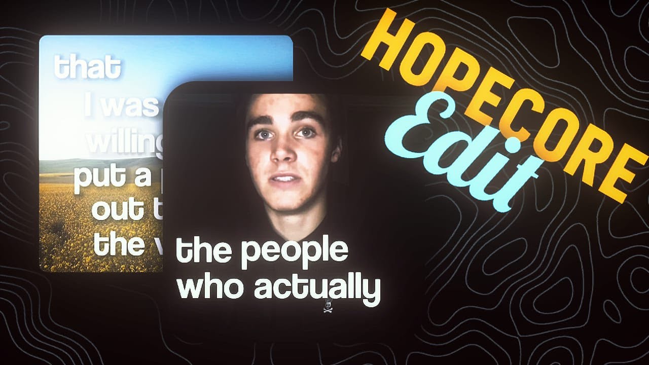 Hopecore Style Edit | Alight Motion #fyp #edit #hopecore - YouTube