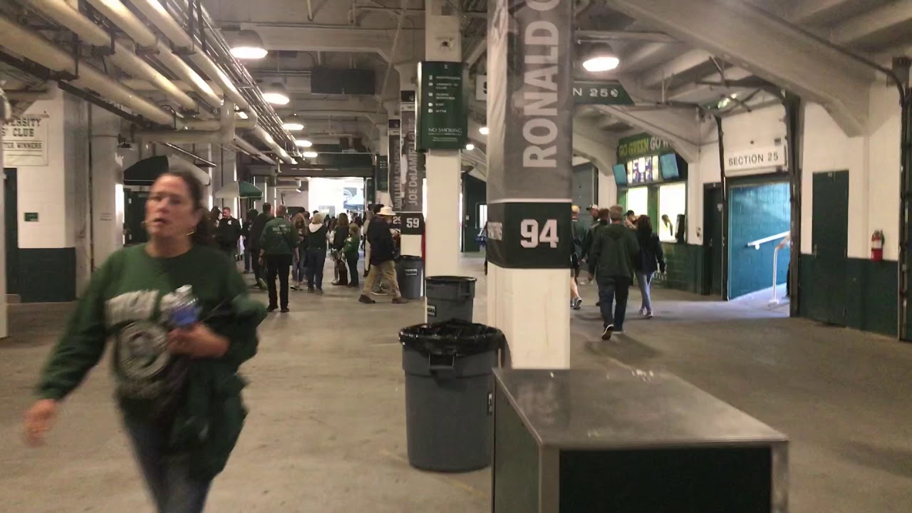 2019 Michigan State Football Spartan Stadium Concourse - YouTube