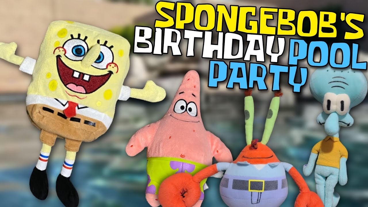 SpongeBob's Birthday Pool Party - YouTube