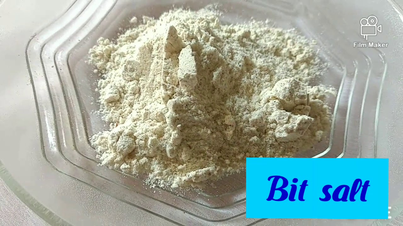 Bit Salt recipe. How to make Black Salt Easily. - YouTube