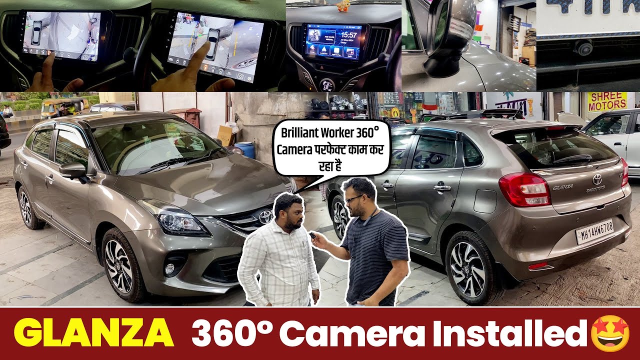 Toyota Glanza 360° Camera Installed 🤩 | Blaupunkt FT. Lauderdale 900 ...