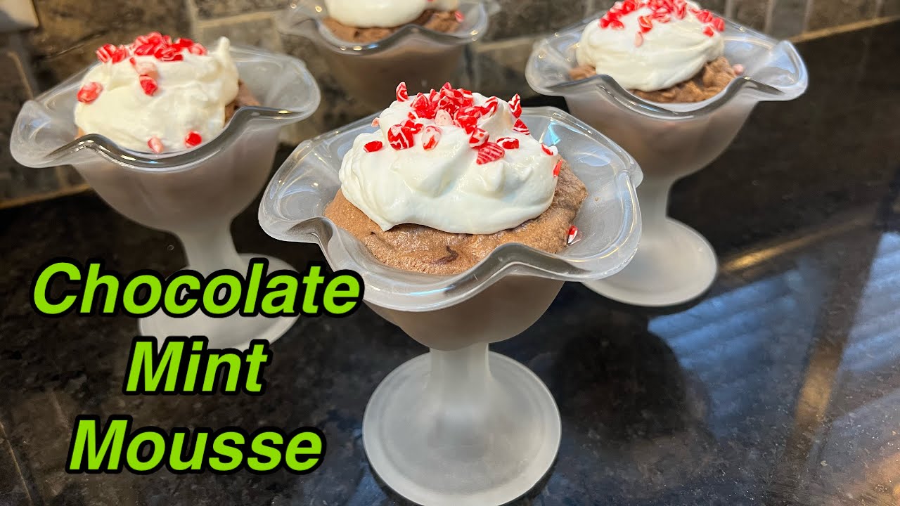 How to Make Mint Chocolate Mousse - Andes Mint Mousse -Twisted Mikes ...
