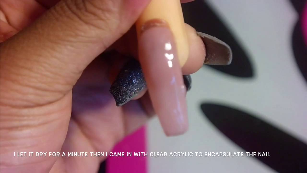 How to apply colored acrylic - YouTube