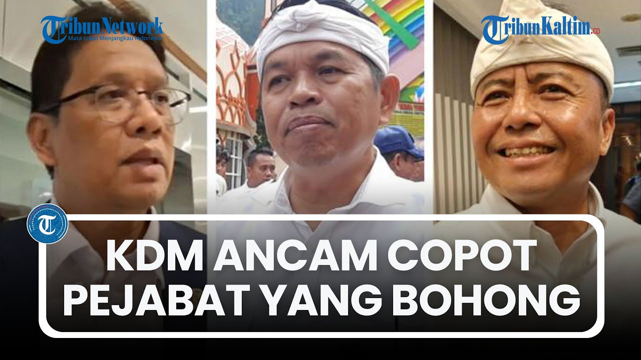Dedi Mulyadi Usut Dana Rp 4,1 Triliun Mengendap di Bank, Ancam Copot ...