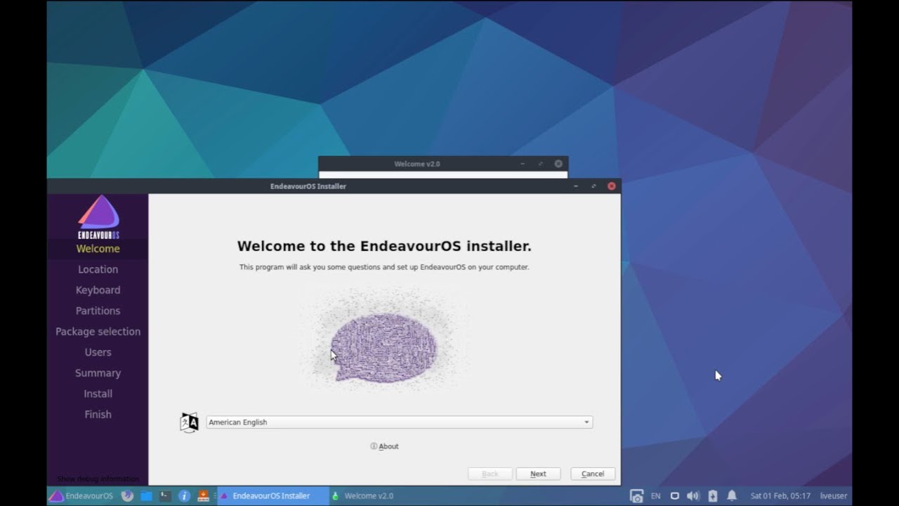 Endeavour OS Online Install - YouTube