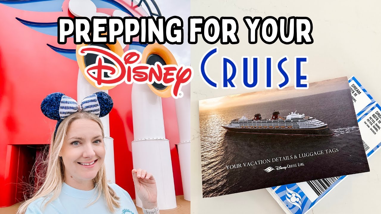 Prepping for your Disney Cruise: Luggage Tags! - YouTube