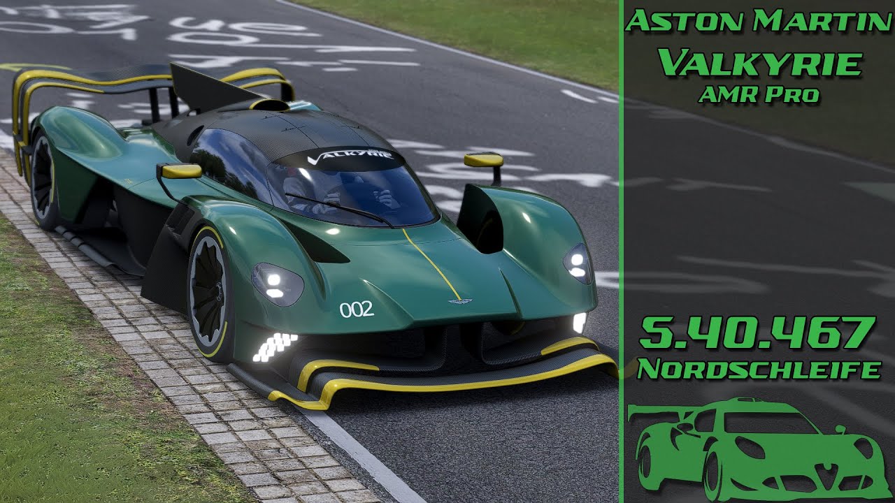 Aston Martin Valkyrie AMR Pro - Nordschleife lap - YouTube