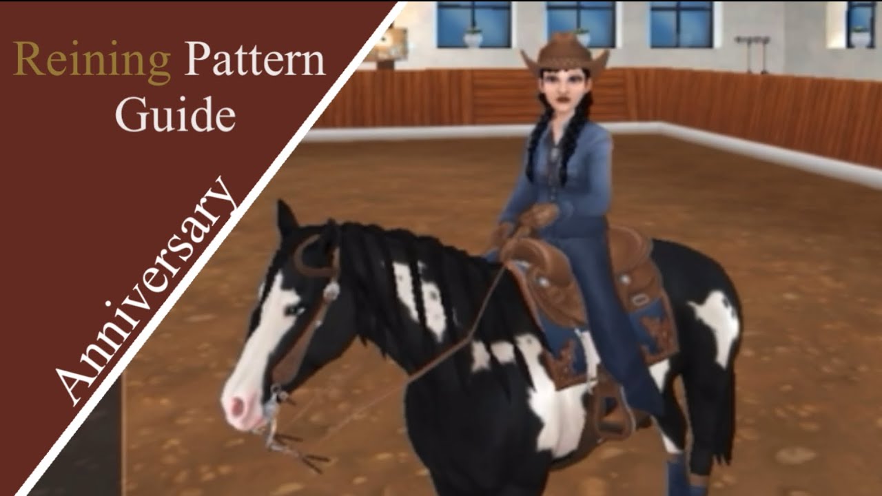 || Western Competition Reining Pattern Guide ||anniversary celebrations ...