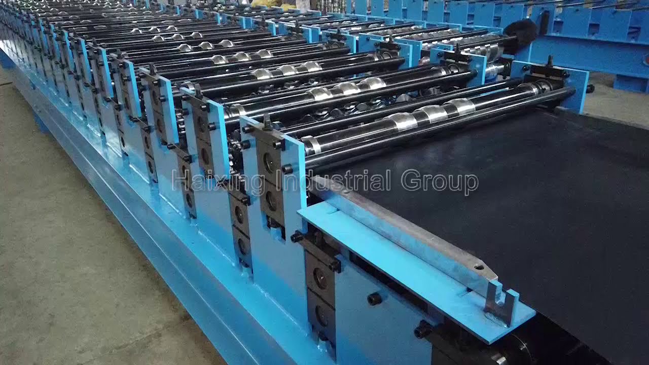 double layer roof sheet machine, 2 layers roof machine, cold roll ...