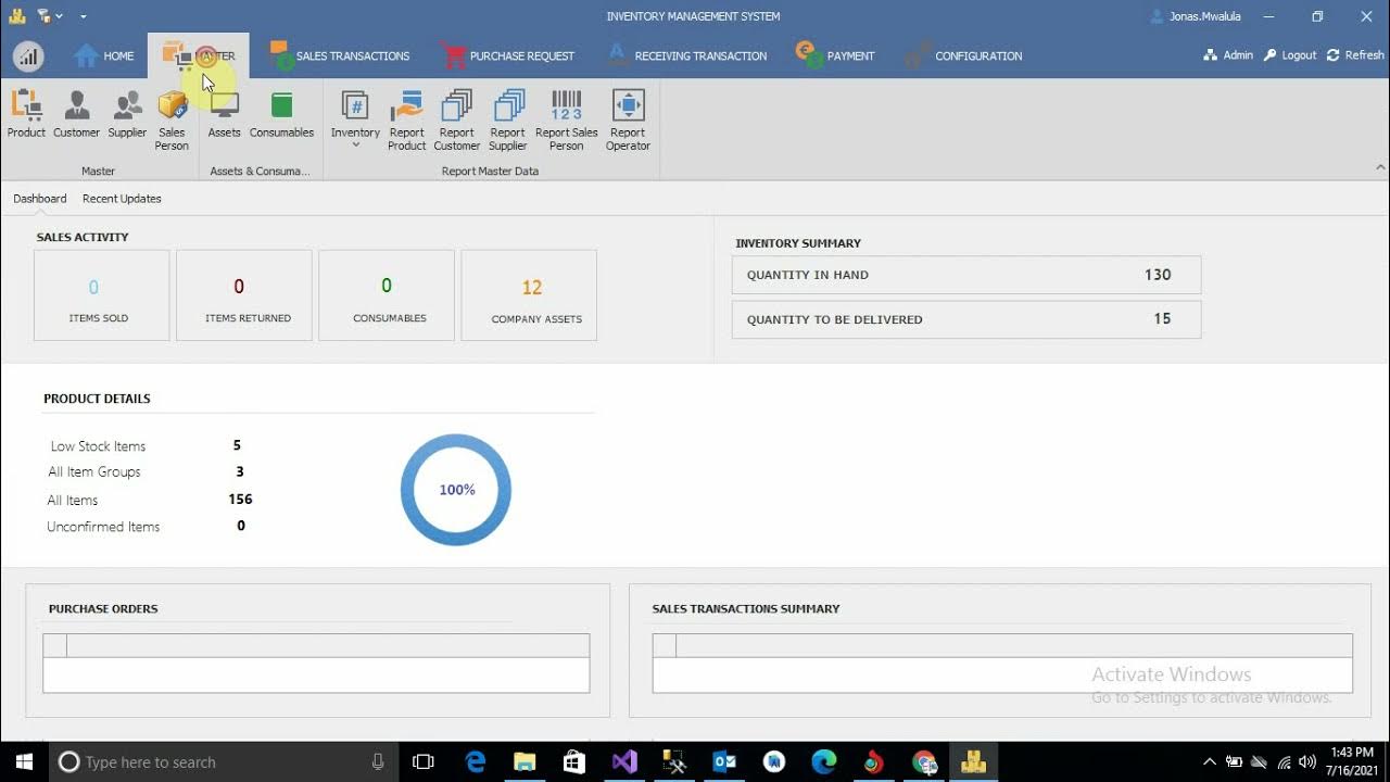 Inventory Management System with POS In C# - YouTube