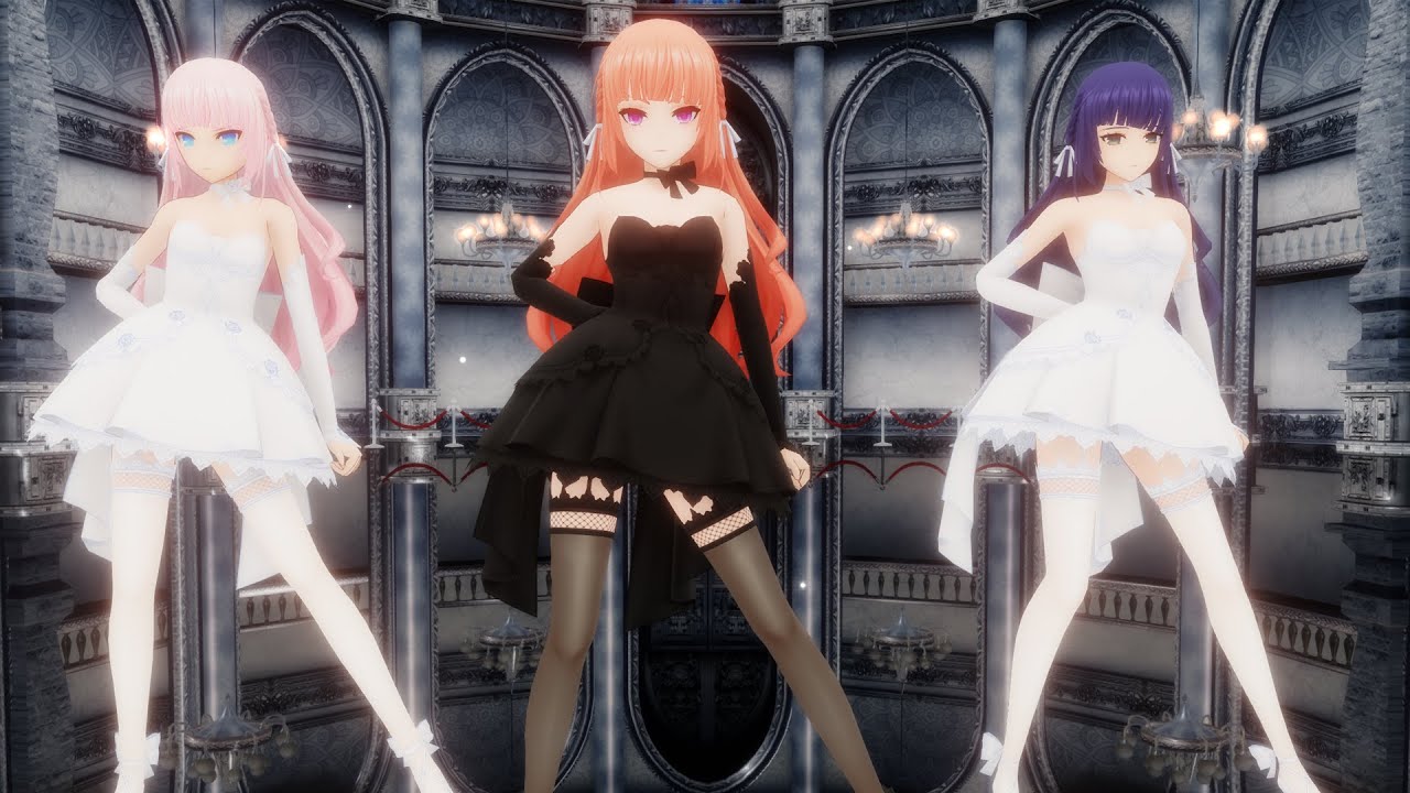 클로저스(CLOSERS) - MMD : Apple Pie | 루나,은하,슬비 - YouTube