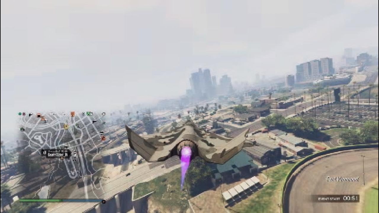 F-160 Raiju Ace Piloting in GTA - YouTube