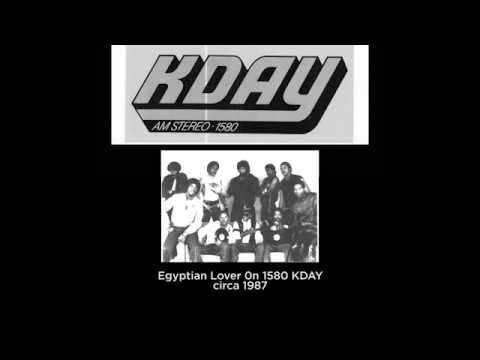 Egyptian Lover on 1580 KDAY circa 1987 - YouTube