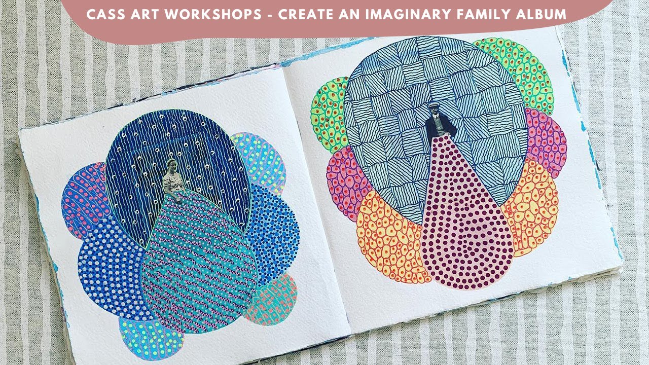 Cass Art Workshops - Create An Imaginary Family Album - YouTube