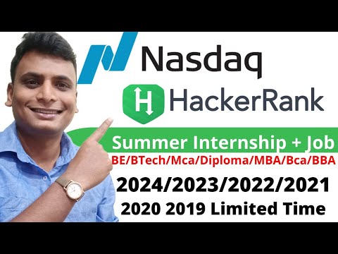 Bulk Internship ‼️ Hackerrank Nasdaq Internship For Students Graduates ...