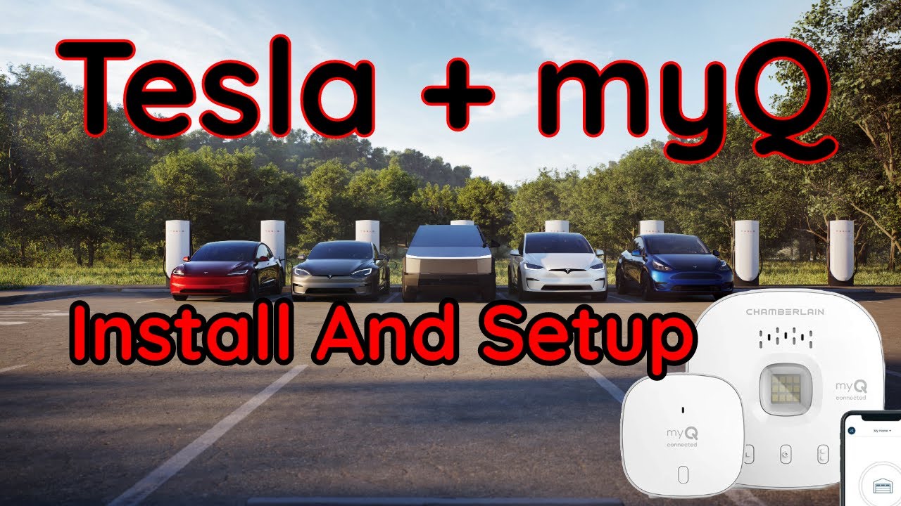 Tesla + myQ Hardware Install And Setup In Cybertruck - YouTube