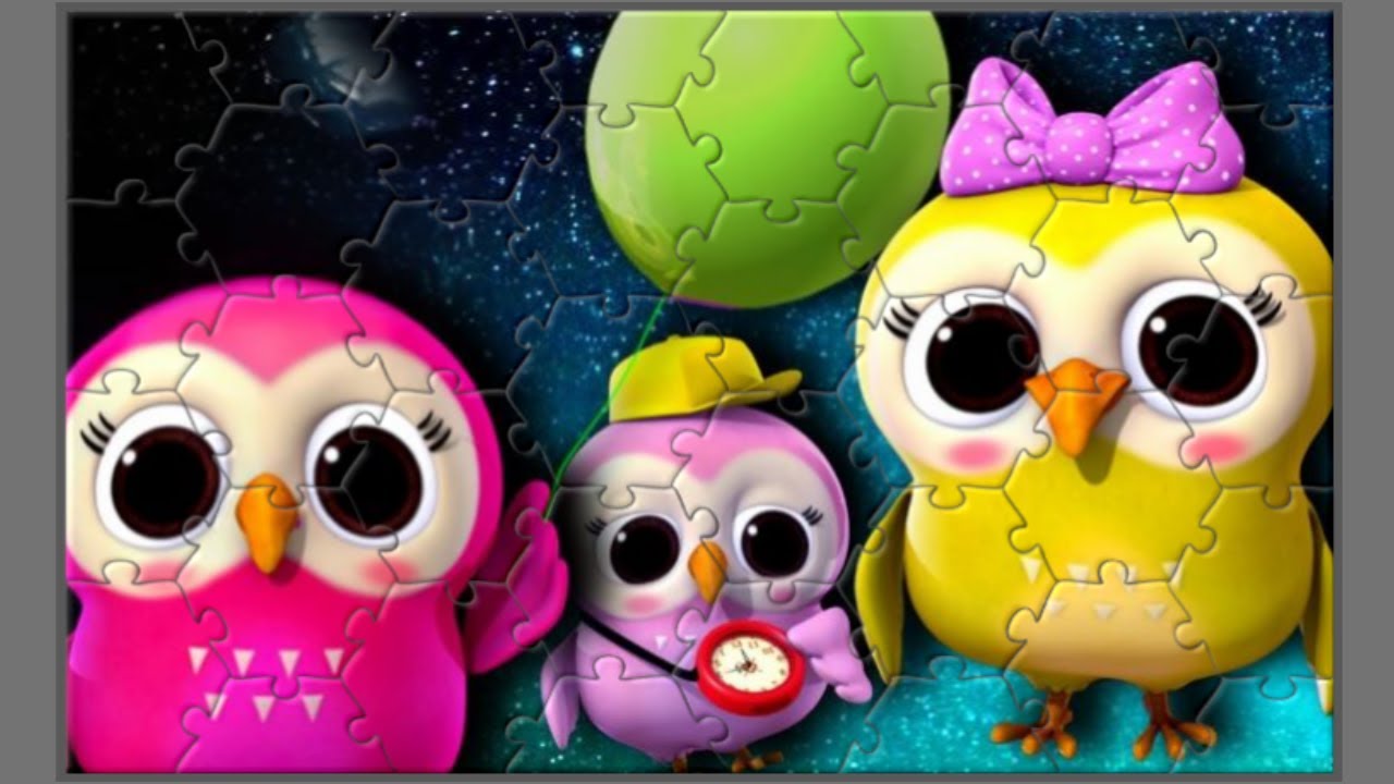 There was a Wise Old Owl | Puzzle | Nursery Rhymes - YouTube