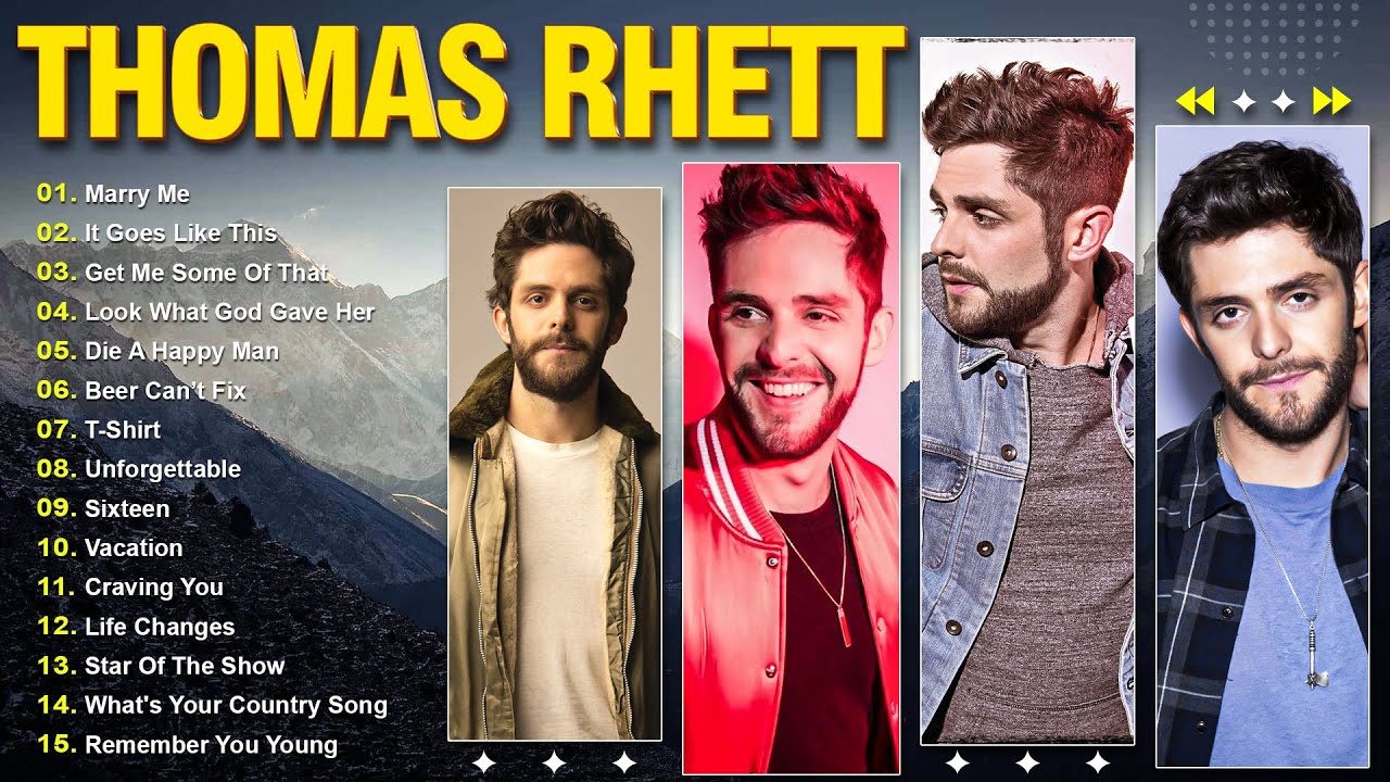 Thomas Rhett - Greatest Hits Full Album - Best Country Songs All Of ...