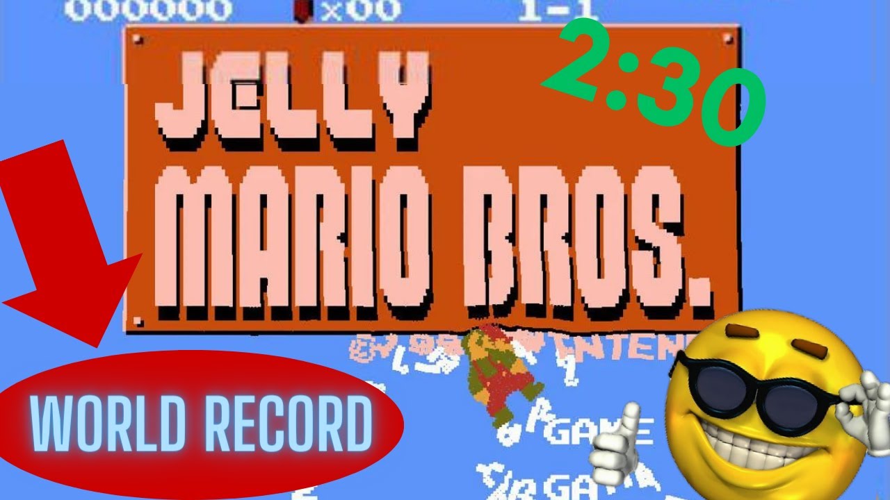 Jelly Mario Speedrun World Record - 2:28 #jellymario #viral #trending # ...