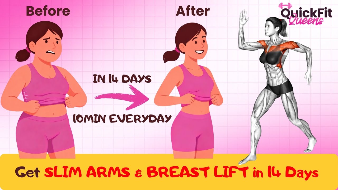 Beginner UPPER BODY Blast: Transform SLIM ARMS & TONE Your CHEST Fast ...