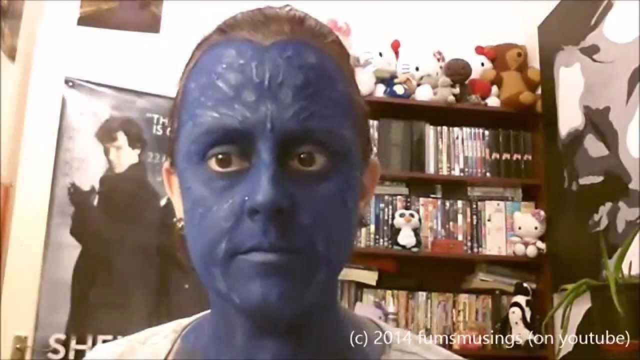 Mystique - Halloween make up Tutorial - YouTube