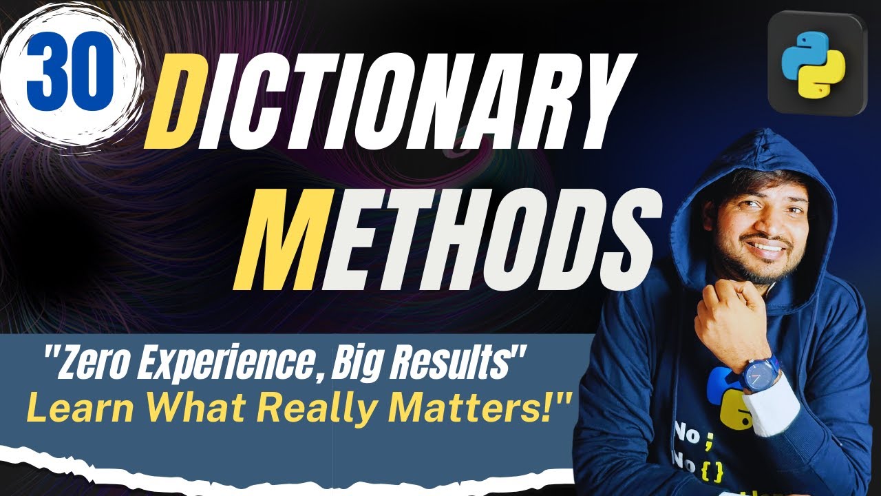 30 Dictionary Methods Python Codersindia By Rohit Tyagi Dictionary Pythontutorial Youtube