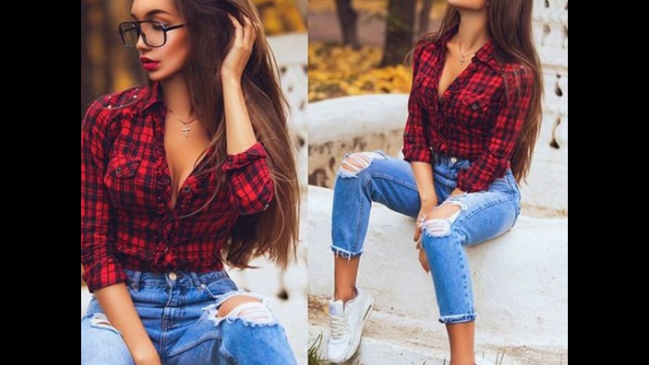 Moda Jeans Rotos Para Mujeres 2017 - 2017 - YouTube