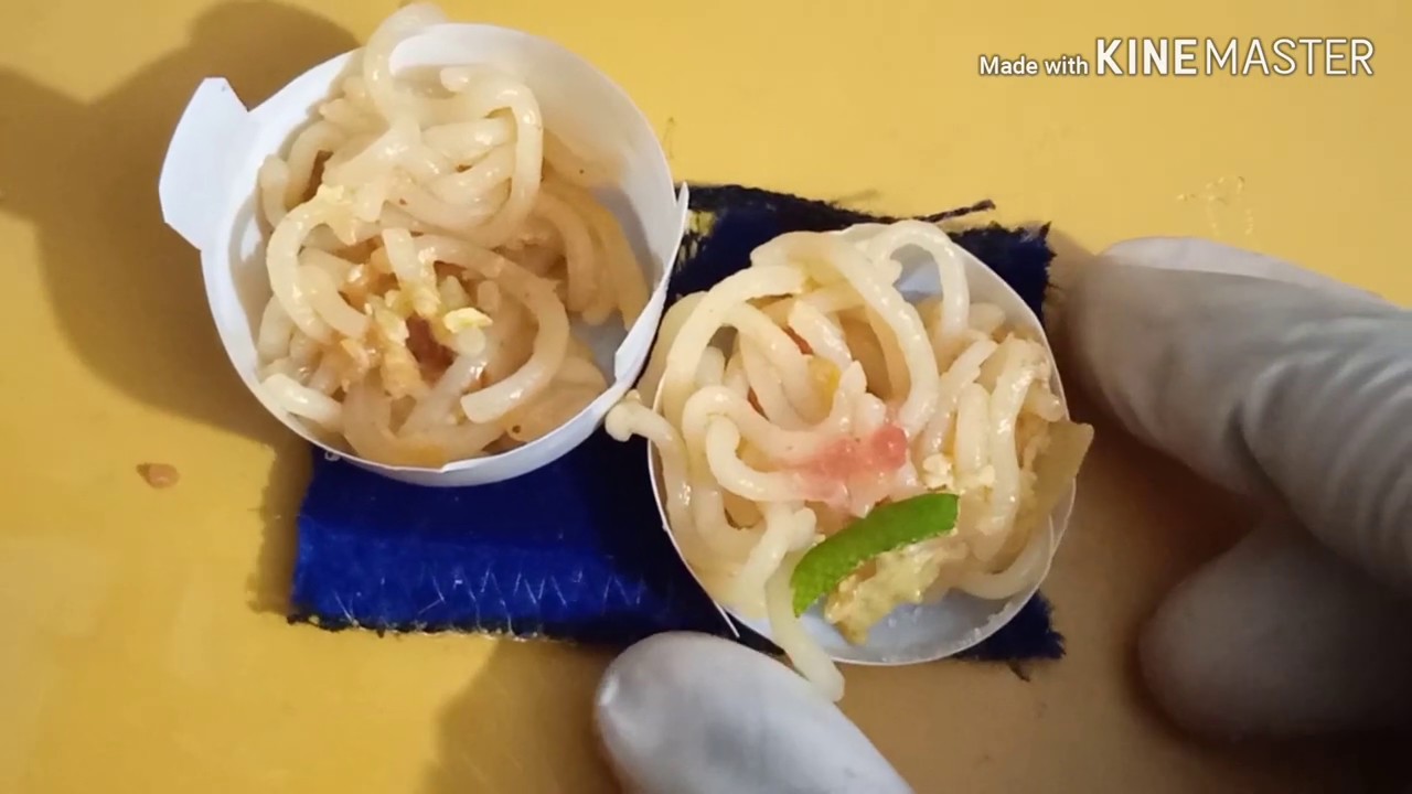 Miniature Vegetable Noodles - Mini But Real Food (Tiny Cooking ASMR ...