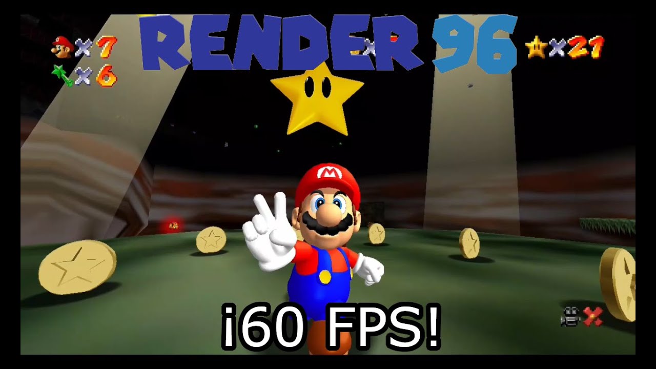 JUGANDO SUPER MARIO 64 con RENDER 96 | Puchini 05 - YouTube