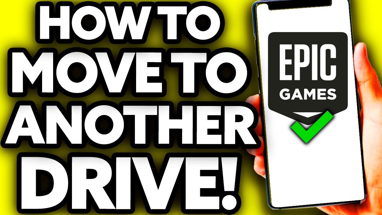 How To Move Epic Games Files to Another Drive (BEST Way!) - YouTube